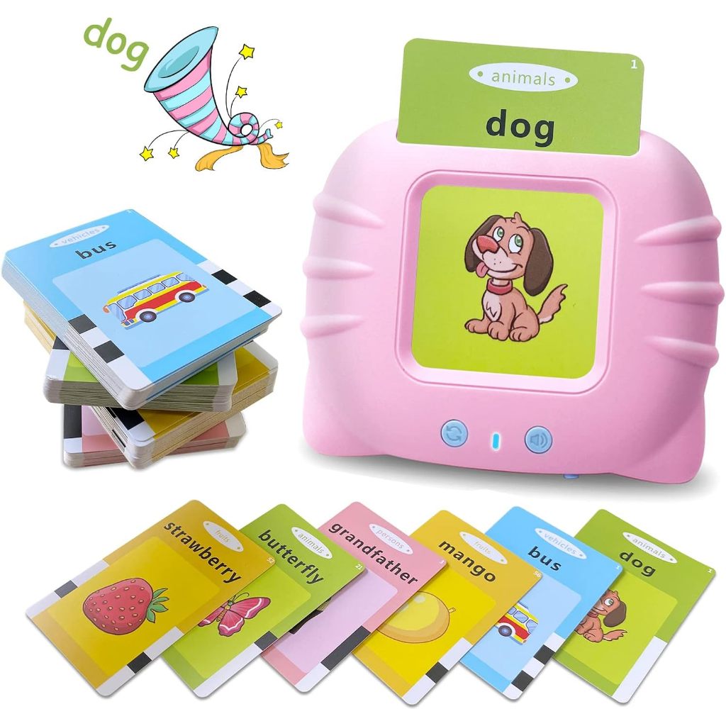 Flash Card Reader Early Education Portable Pronunciation Oral learning ...