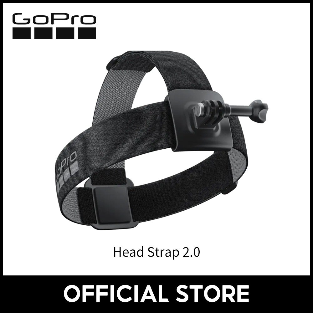 GoPro go pro Head Strap 2.0，Three different mounting setups，top strap ...