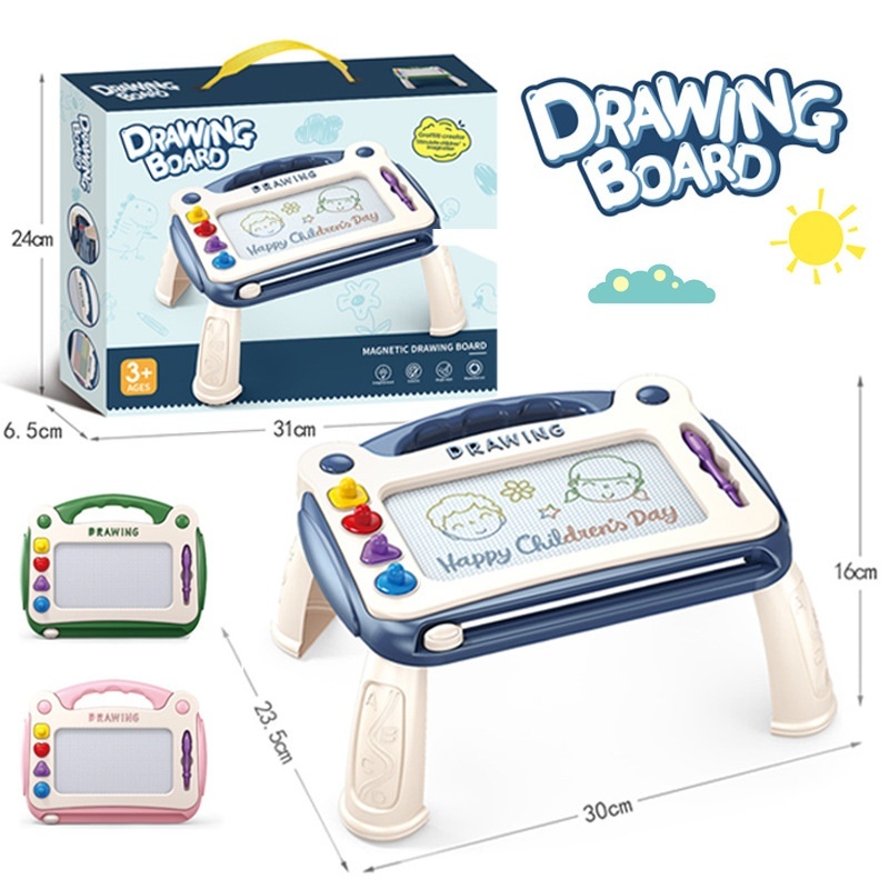 Baby Large Color Magnetic Drawing Board Children's Magnetic Force ...