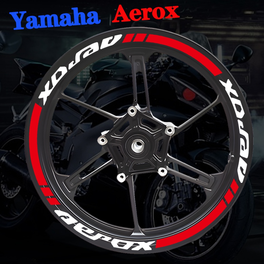 Yamaha Aerox 155 V2 Rim Sticker Mags Decals for Motorcycle Hub ...