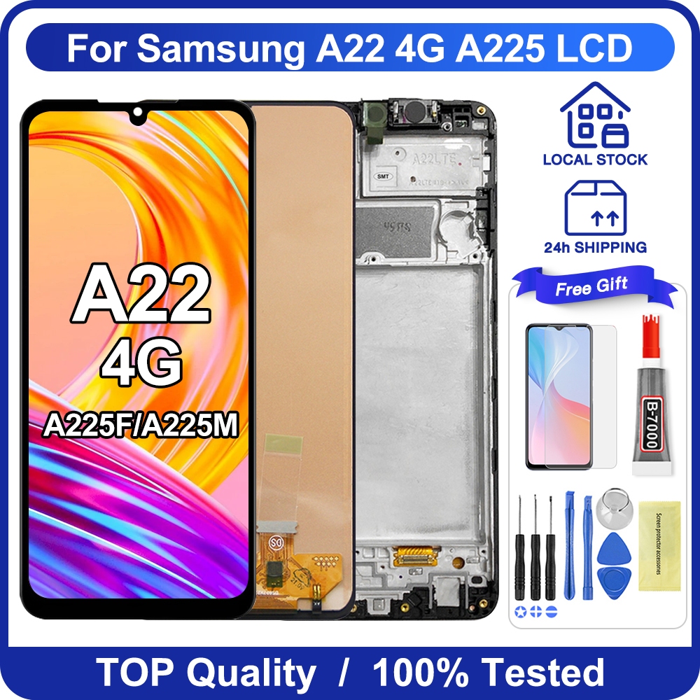 LCD For Samsung A22 4G / A22 5G A225 A226 A226B /A22S 5G LCD Display ...