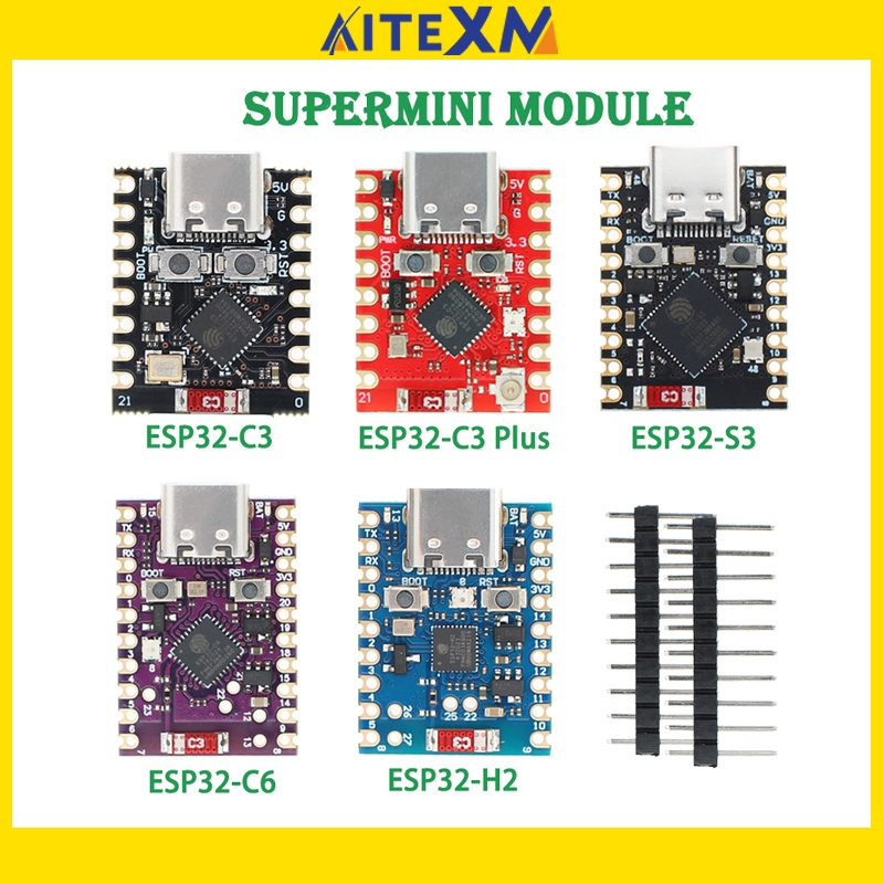 Esp32 Supermini Development Board Esp32 C3esp32 S3esp32 C6esp32 H2 Development Board Esp32 