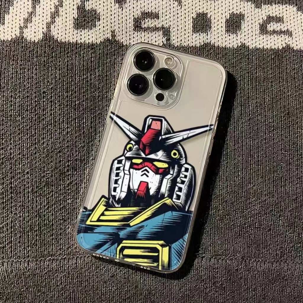 Cartoon Gundam Phone Cover, Fashion Shockproof Full Protective Phone ...