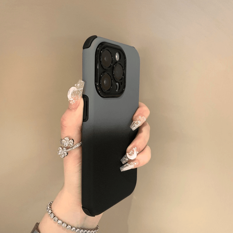 Liquid frosted gradient four corners drop resistant phone case for ...