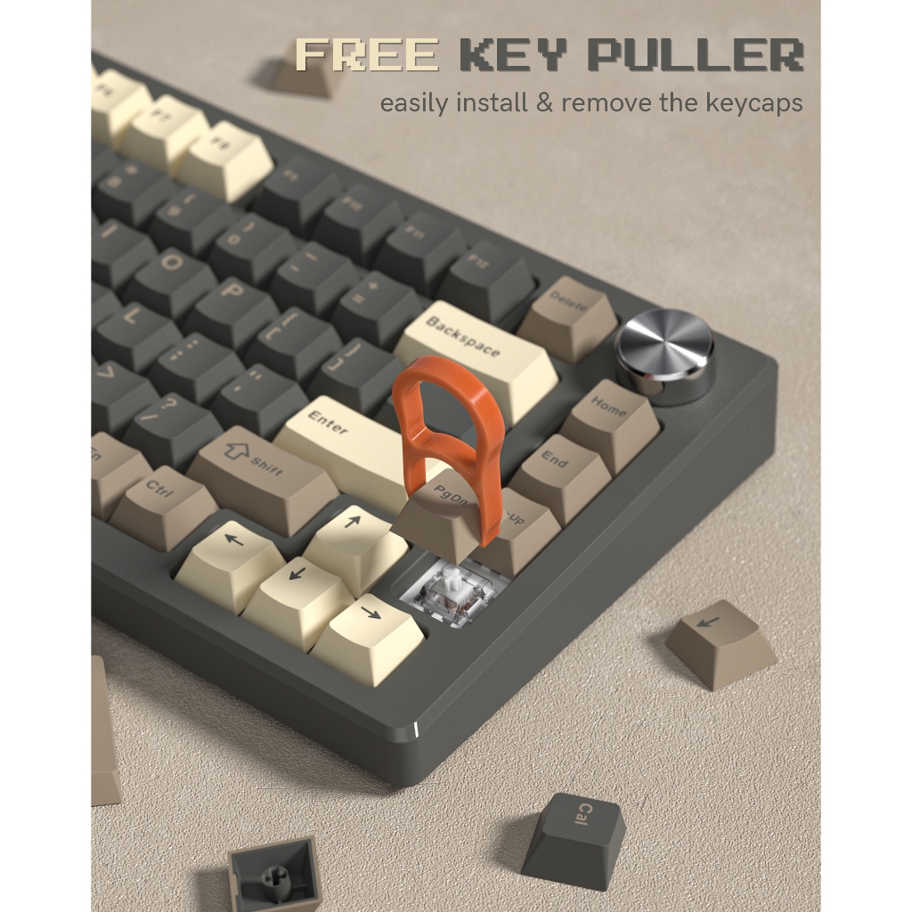 WOMIER 138 Keys Retro PBT Double Shot Keycaps for Cherry Gateron MX ...