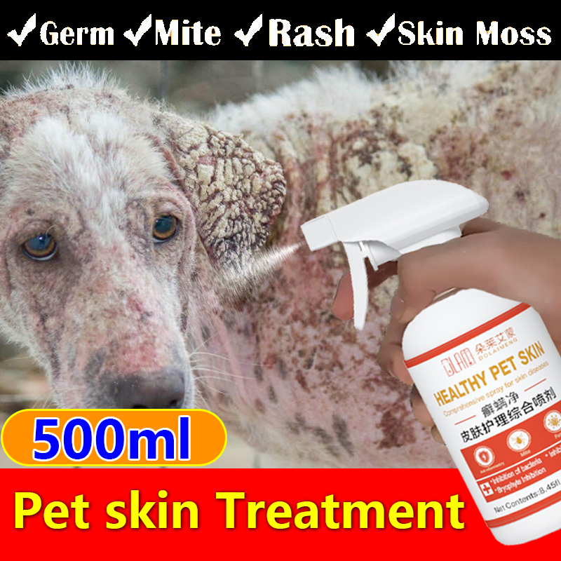 Pet skin Treatment Spray 500ml For pet skin diseases Dogs Antifungal ...