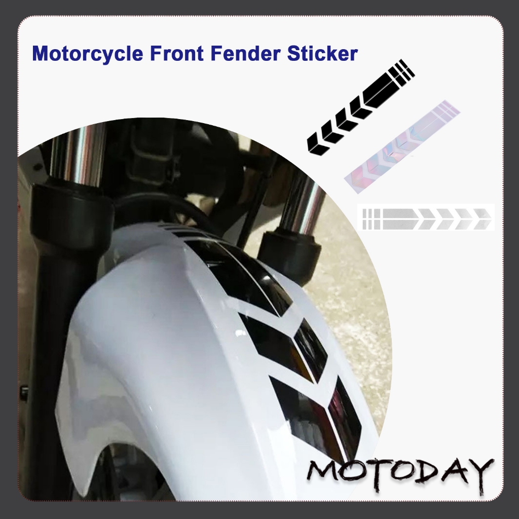 Motorcycle Front Fender Sticker Motorcycle Stickers For YAMAHA HONDA ...
