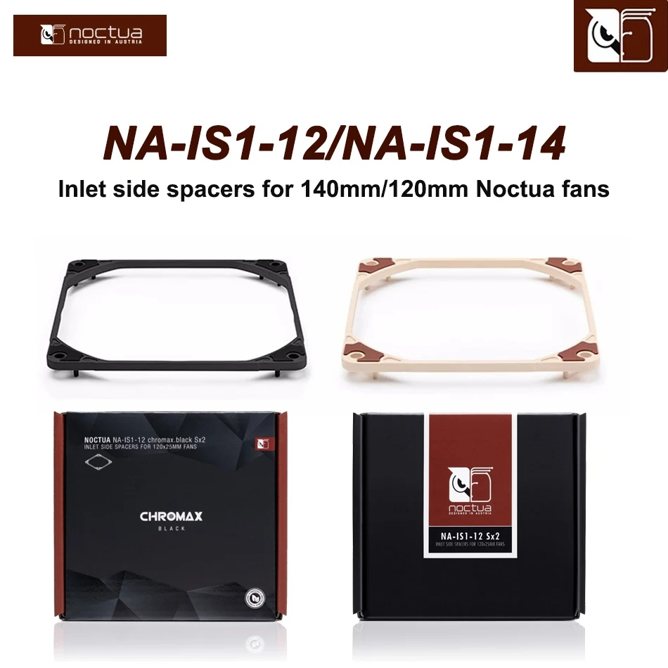 Noctua NA-IS1-12 Sx2 5mm Thick Side Air Intake Spacer Frame For 120x25 ...