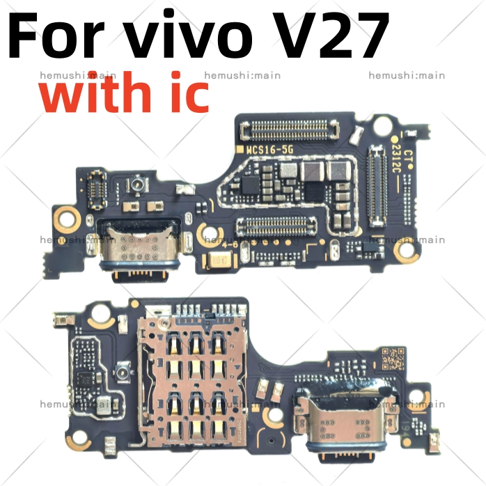 USB Charging charger port board for vivo V27 Mainboard Flex USB Port ...