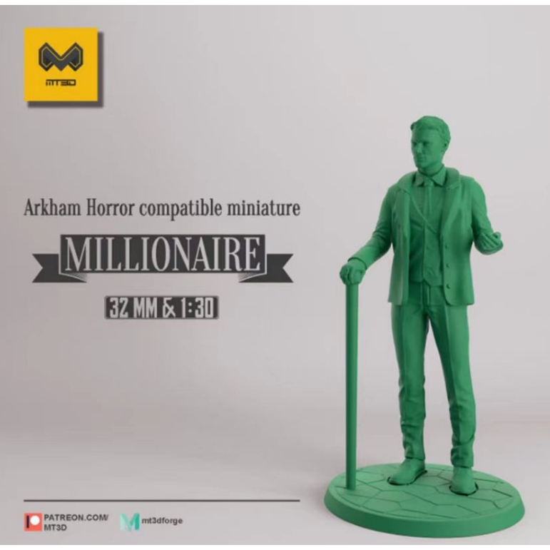 Investigator 345 Cycle Cthulhu coc Running Group Millionaire 32mm White ...