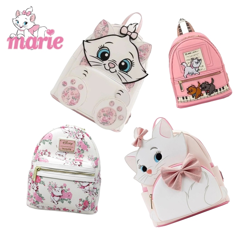 New Arrival Loungefly Disney Mary Cat Cartoon Backpack Anime Peripheral ...