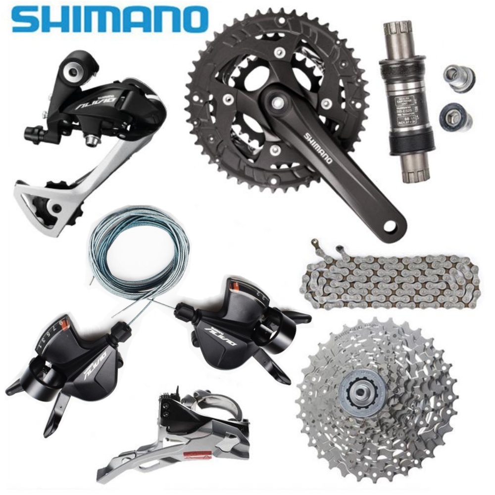 Shimano M4000 Alivio T4010 48T 3×9 Speed Traveling Mountain Bike MTB Mountain Bike Groupset FC ...