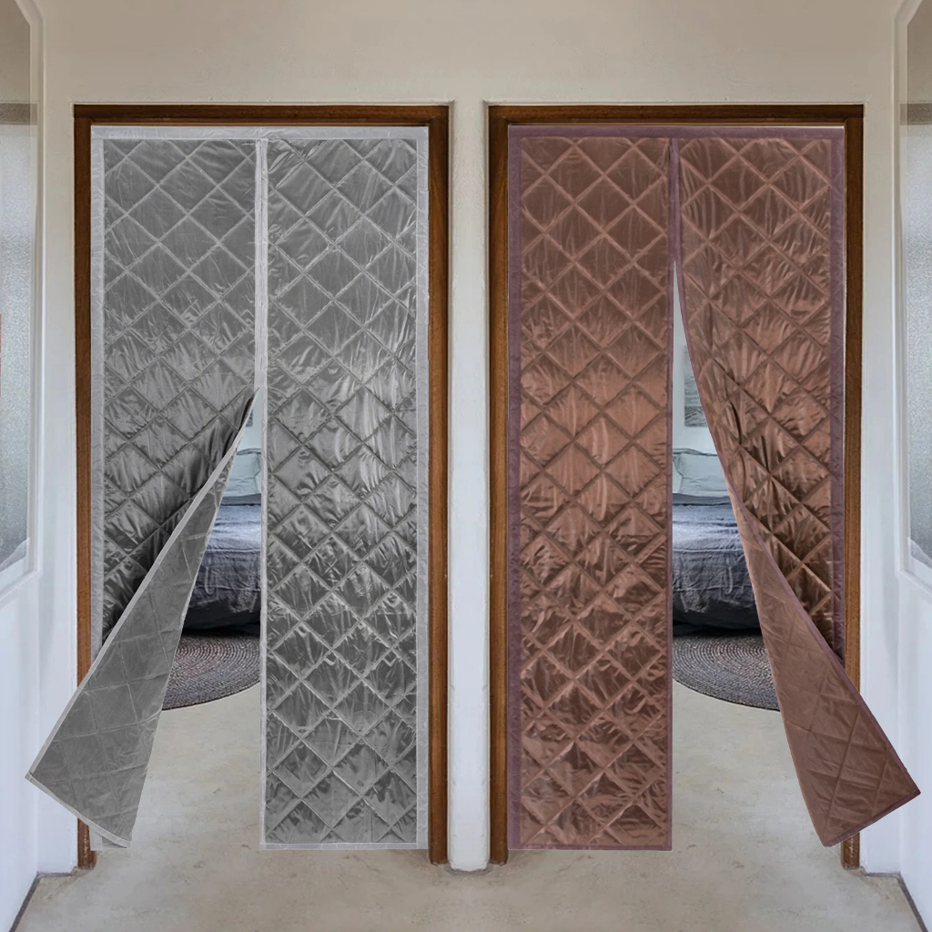 Magnetic Insulation Door Curtain Waterproof Door Curtain Mid-Open Door ...