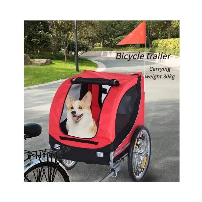 2 In 1 Large Dog Bike Wagon A Pet Trailer that can connect a bike to a ...