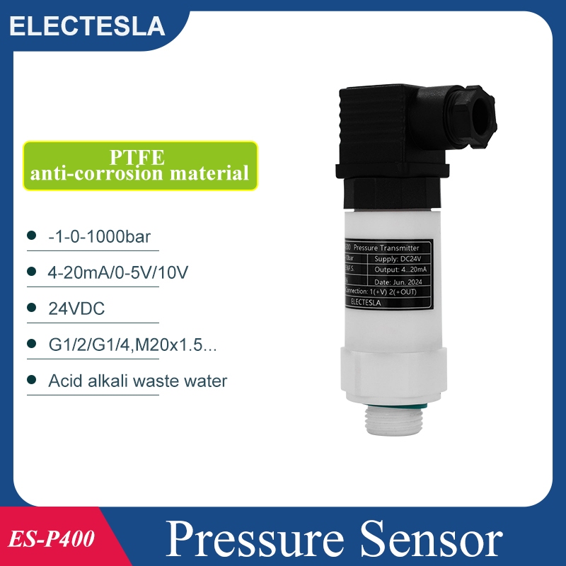 10bar 16bar PTFE anti-corrosion pressure transmitter PVDF material high ...