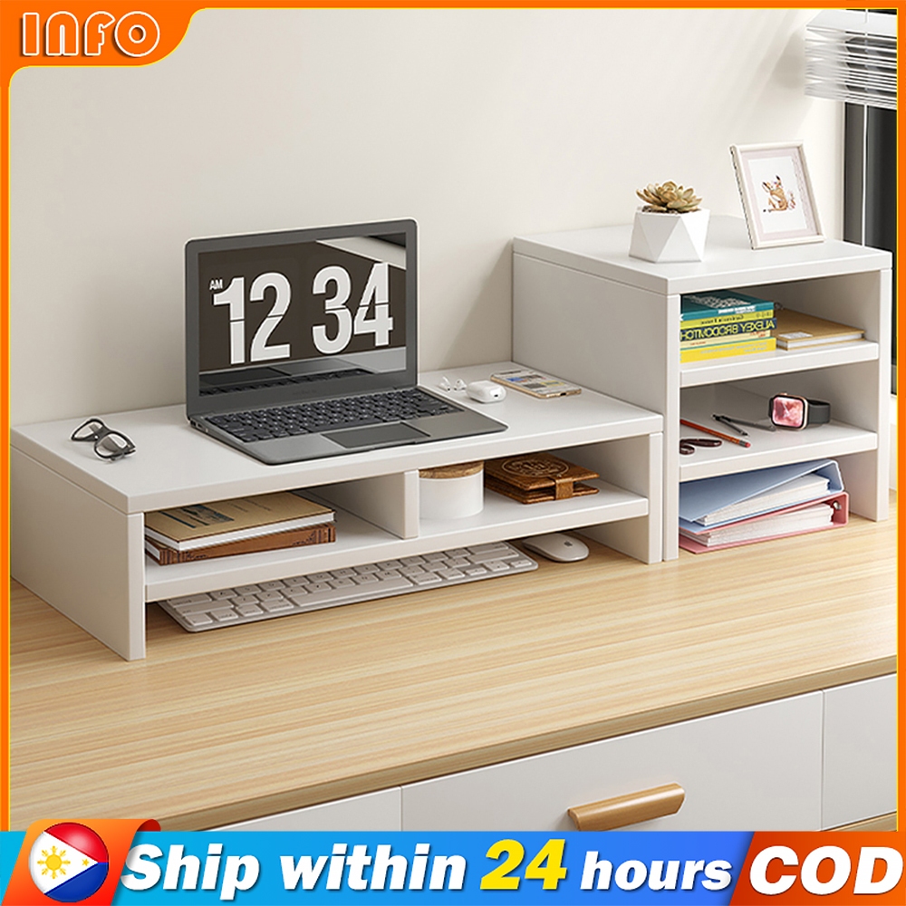 Computer Rack Desktop Monitor Riser Shelf Laptop Stand Monitor Stand ...