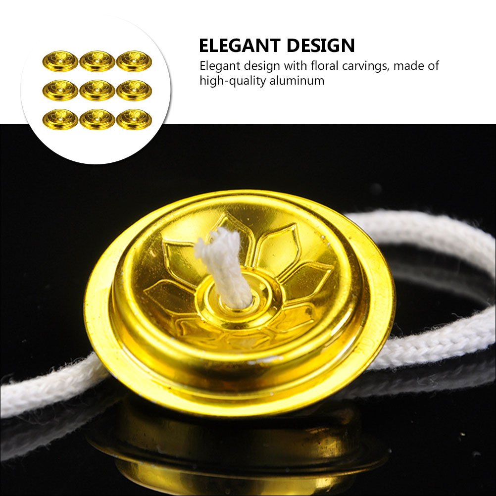 【COD&READY STOCK】9Pcs Oil Lamp Floating Wick Holders Oil Floating ...