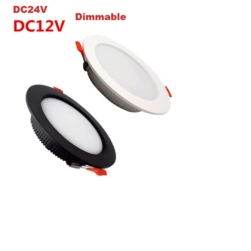 Dimmable LED 12V Downlight 3W 5W DC24V LED Ceiling Down light Recessed ...