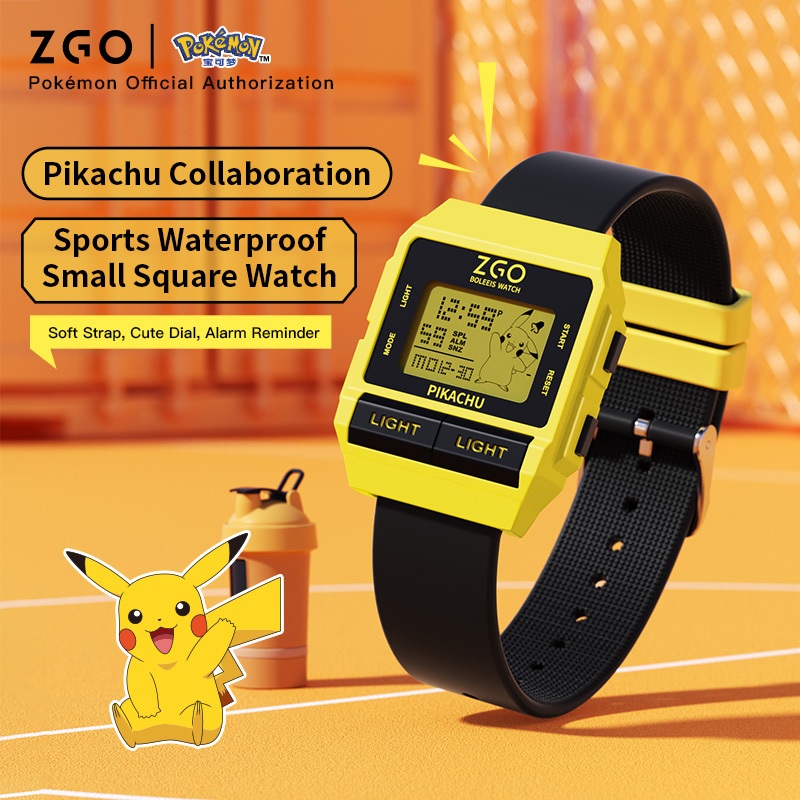 ZGO x Pokémon Pikachu Watch For Kids Multifunctional Students ...