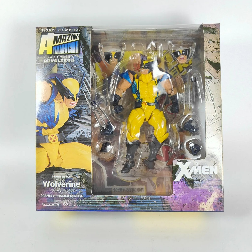 Revoltech YAMAGUCHI Wolverine Action Figure Logan Toys X-Men Model Toys ...