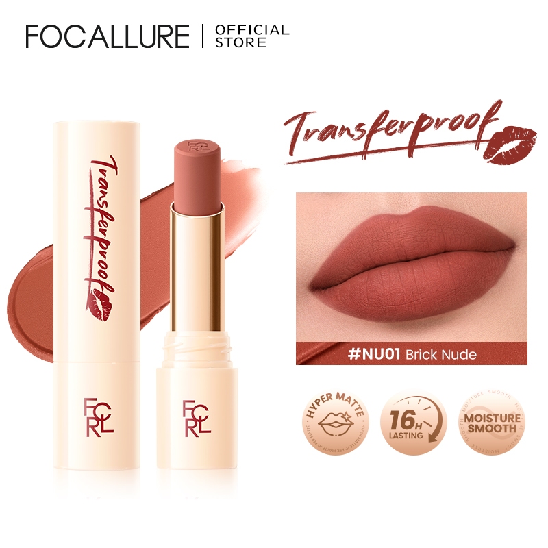 FOCALLURE TransferproofHero Matte Lip Tint Lipstick Waterproof Long ...
