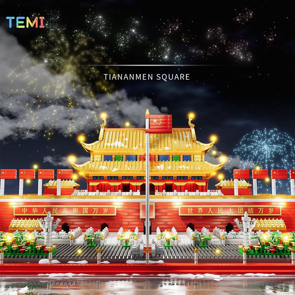 TEMI Architecture Model Assembly Tiananmen Yellow Crane Tower Chinese ...