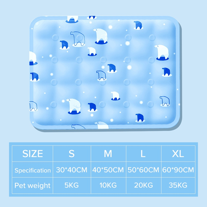 Petsup Pet Cooling Pad 【Available Stock】For Dog Cat Summer Ice Gel Mat ...