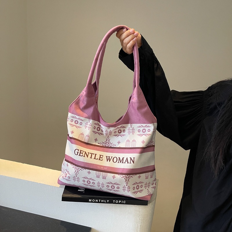 Gentlewoman Fashion Print Shoulder Bag Tote Bag | Shopee Philippines