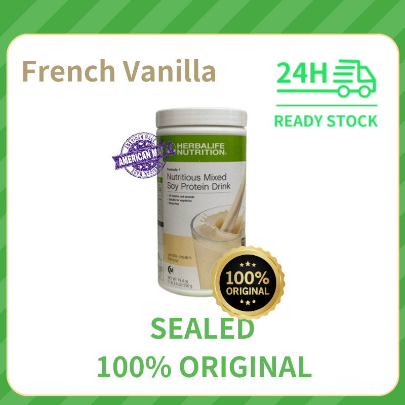 (Ready Stock) French Vanilla 100%Original&SEALED Formula 1 Herbalife ...