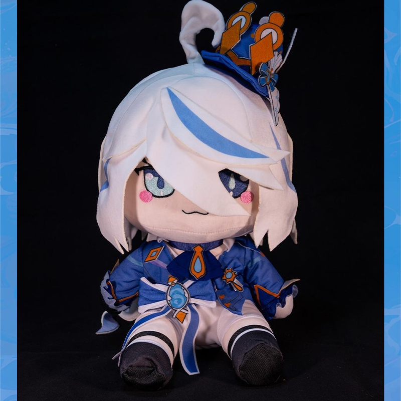 Anime Game Genshin Impact Furina Kawaii Cosplay Plush Stuffed Dolls ...