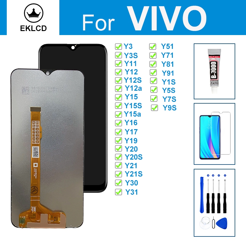 Screen For VIVO Y11 1906 Y12 Y15 Y16 Y17 Y18 Y19 Y01 Y02S Y03 Y21 Y21S ...