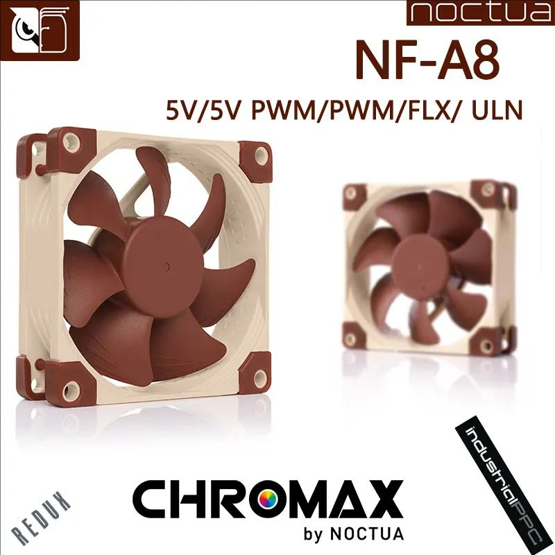 Noctua NF-A8 80mm 12v/5v Computer Cooling fan 3pin/4pin PWM quiet ...