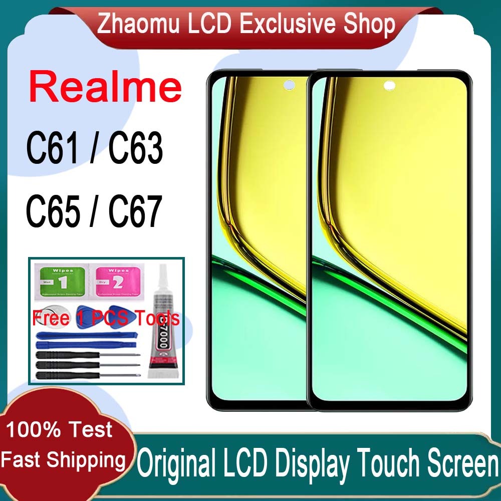 Original Realme C61 C63 C65 4G 5G C67 LCD Display Touch Screen Replacement | Shopee Philippines