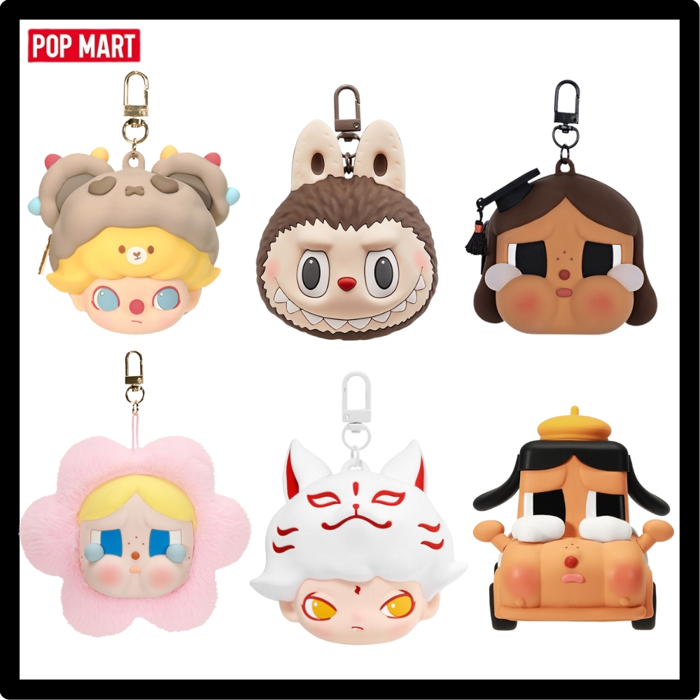 Popmart Crybaby Labubu Dimoo Silicone Earphone Bag Earphone Case ...
