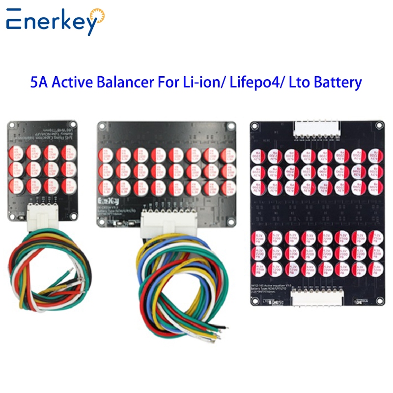 Enerkey Active Balancer 5A 3S 4S 5S 6S 7S 8S 10S 12S 14S 16S 21S Lipo /Lifepo4/LTO Battery ...