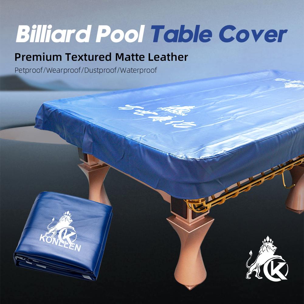 KONLLEN Heavy Duty Leatherette Billiard Pool Table Cover,Waterproof ...