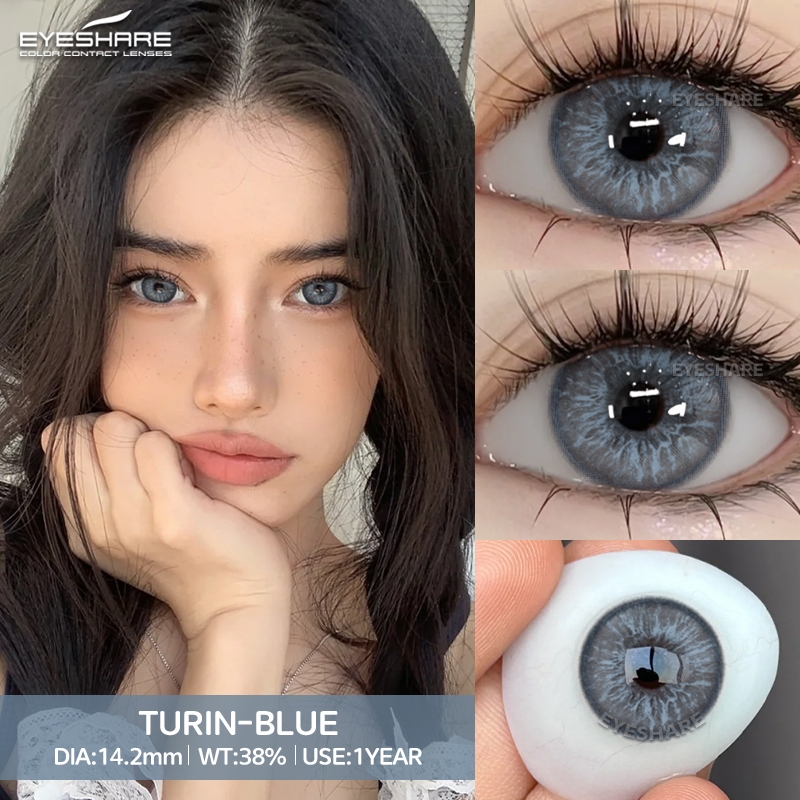 EYESHARE TURIN Series 1 Pair Decoration Lens Makeup Colored Contact ...