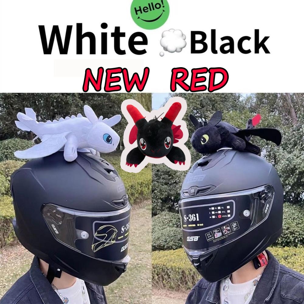 Little Flying Dragon Toothless decorations roof motorcycles electric ...