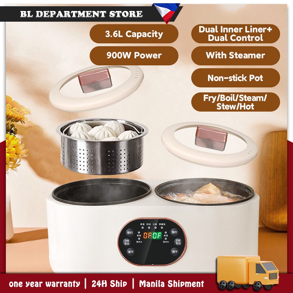Mini Rice Cooker Dual Rice Cooker Electric Cooker Multi-cooker ...