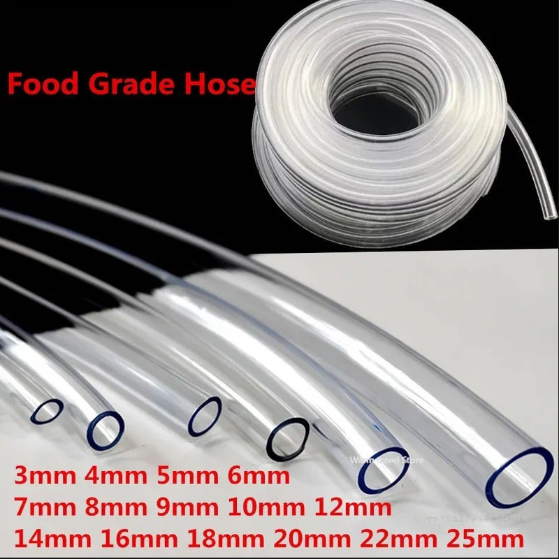 4mm 6mm 8mm10mm 12mm PVC Hose Pipe Transparent Pipe Food Grade Pipes ...