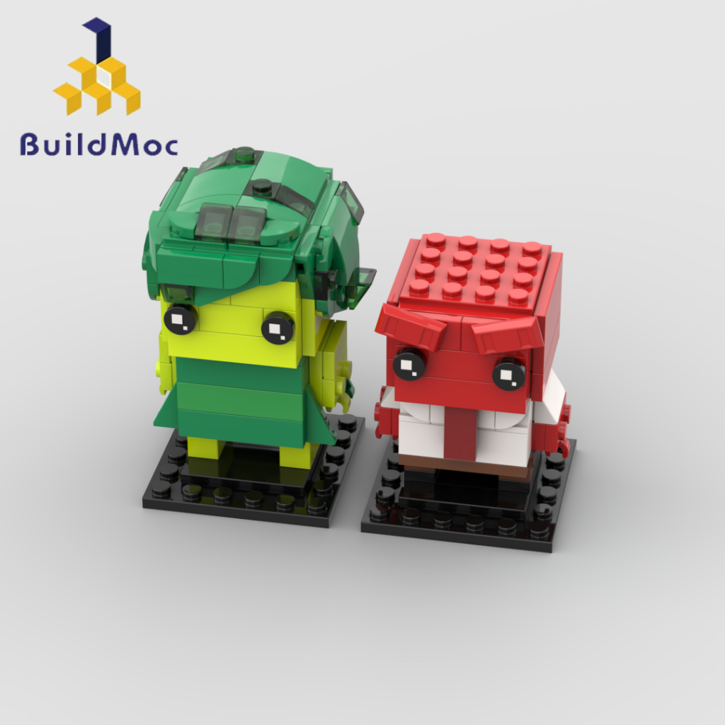 BuildMOC Inside Out movies Model Anger and Disgust figures Building ...