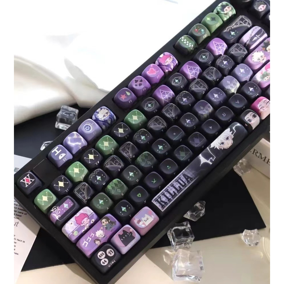 Full time Hunter Keycaps 142 Keys MOA/Cherry Height PBT Material Keycap ...