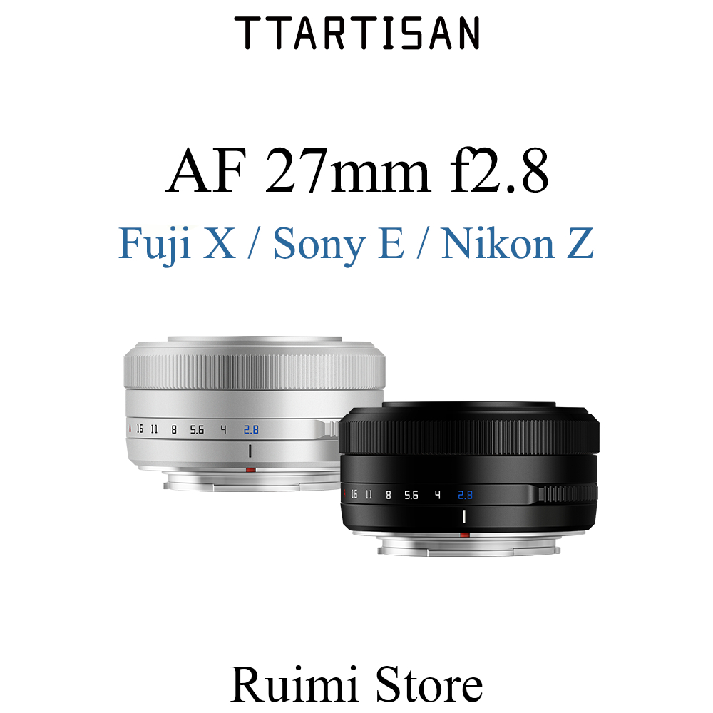 TTArtisan 27mm f2.8 Auto Focus APS-C Lens For Fuji X / E / Z Mount Cameras | Shopee Philippines