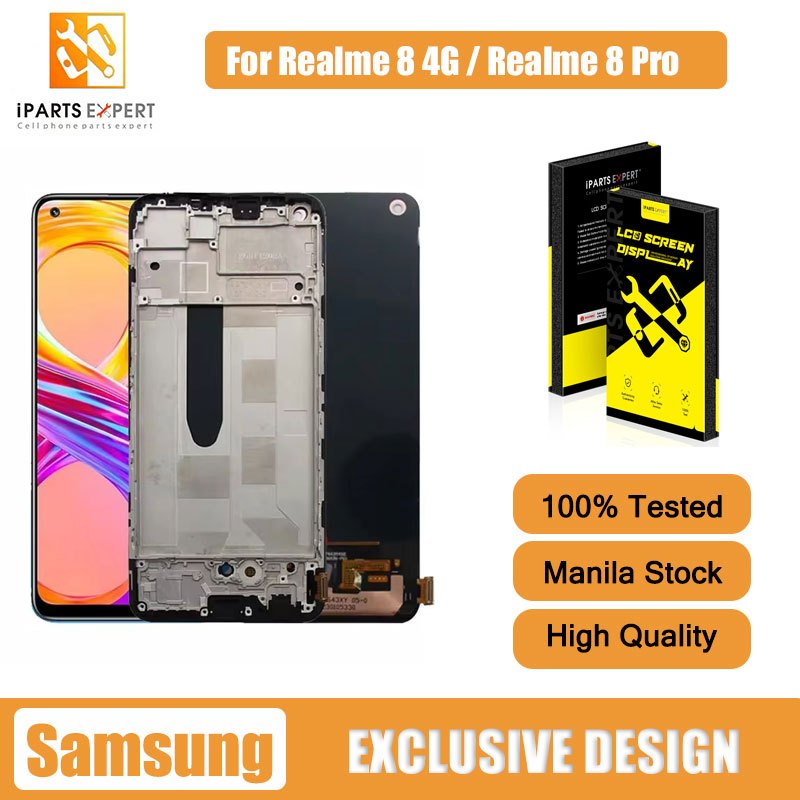IPARTSEXPERT Original LCD For Realme 8 4G / Realme 8 Pro LCD RMX3085 ...