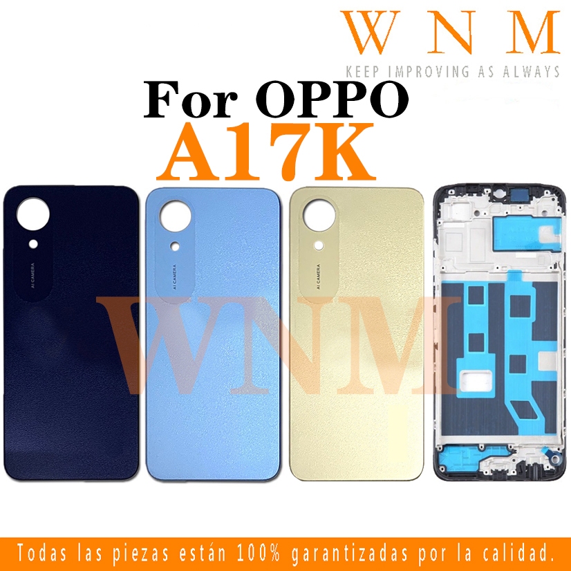 Back Battery Cover Housing For OPPO A17K CPH2471 LCD Housing Middle ...