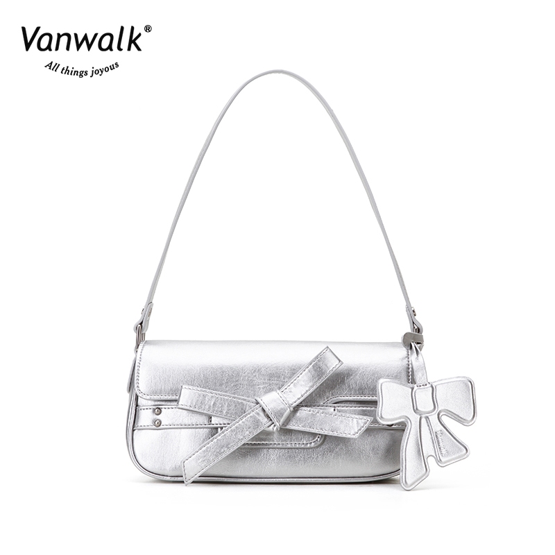 VANWALK V2790 New Bow Girl Denim Club Bag Summer Leisure Small and ...