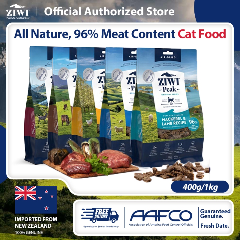 ZIWI Peak Air-Dried Cat Food All Natural, High Protein, Grain Free, Limited Ingredient ...