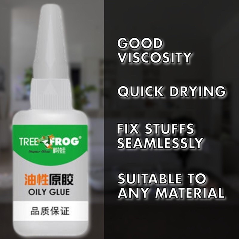 Adhesive Tree Frog Instant Adhesive Liquid Glue Oily Glue Whit Free ...