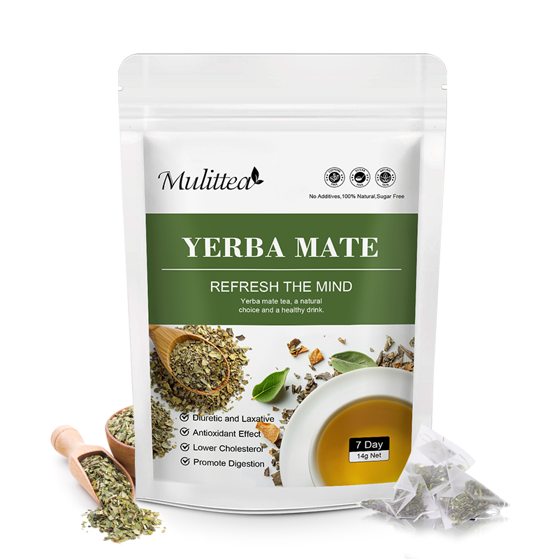 Mulittea Yerba Mate Tea Bags, Natural Organic Yerba Matte Rich in ...