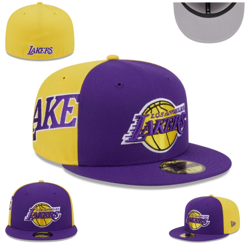 New baseball cap, Los Angeles Lakers cap, closed cap, embroidered men's ...